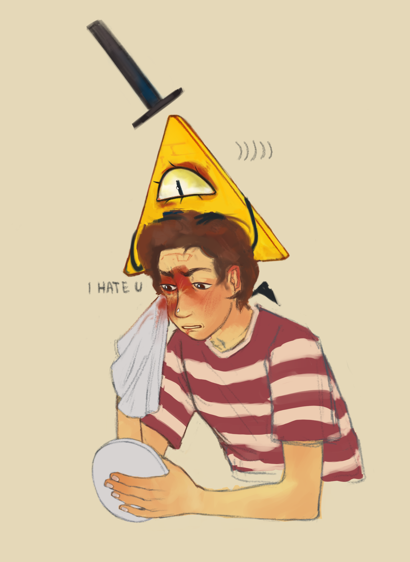 The Big ImageBoard (TBIB) - ambiguous gender bill cipher birthmark ...
