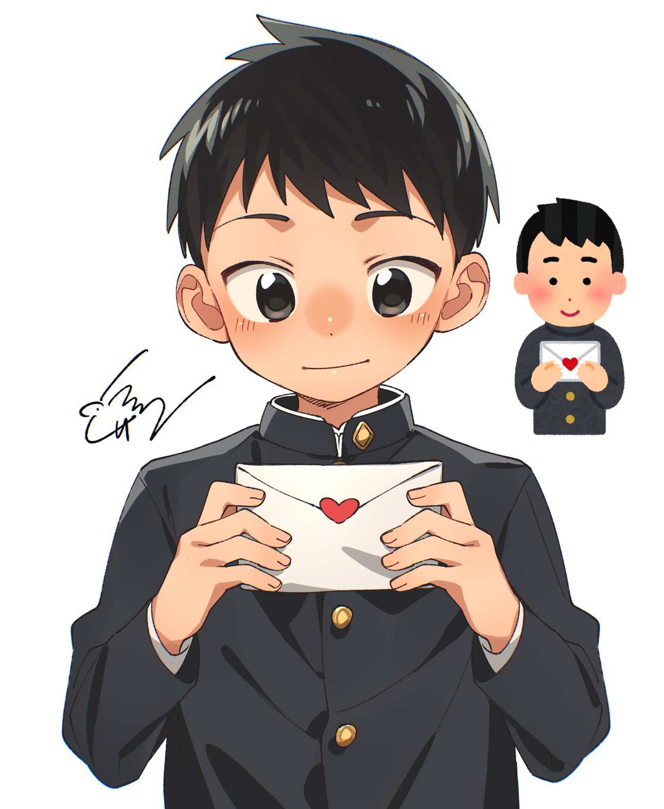 The Big ImageBoard (TBIB) - 1boy black eyes black hair black jacket ...