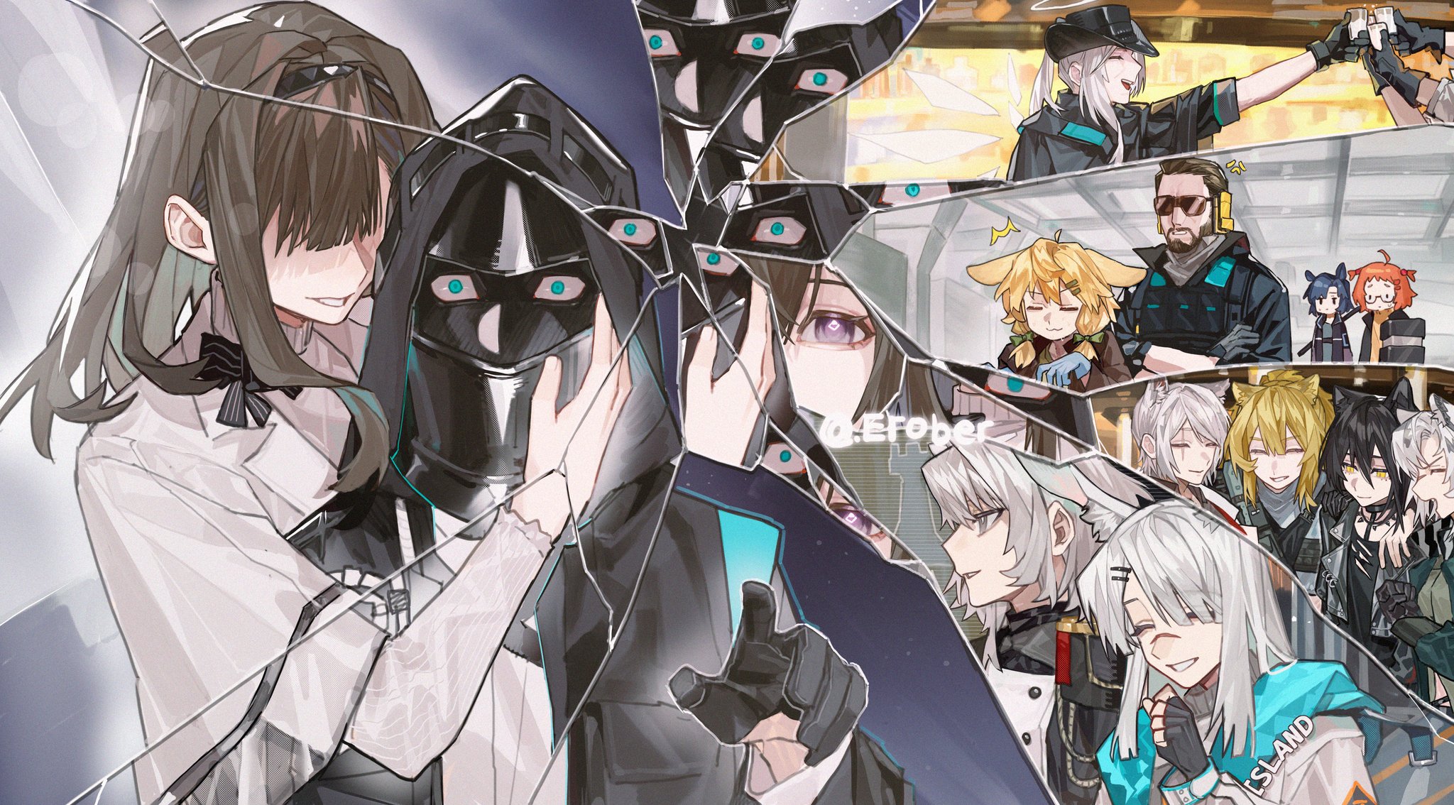 The Big ImageBoard (TBIB) - 1boy 1other 6+girls ace (arknights) allerdale (arknights) animal ...