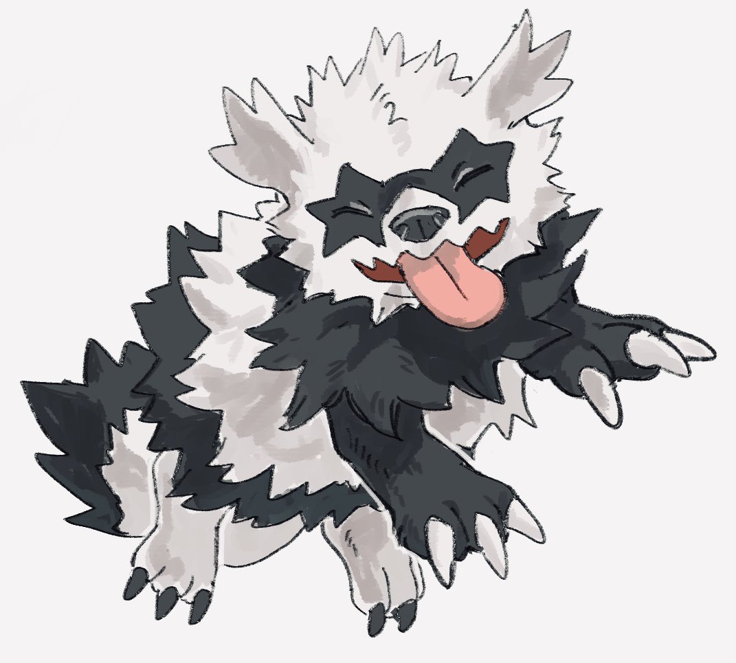 The Big ImageBoard (TBIB) - ^ ^ black fur claws closed eyes full body ...