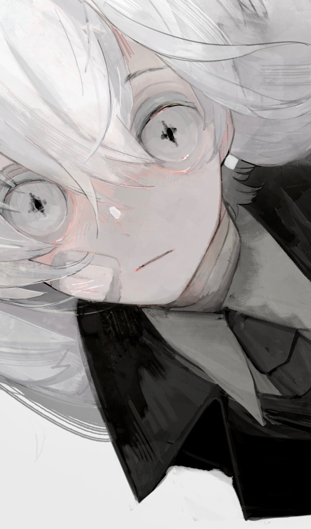 The Big ImageBoard (TBIB) - 1girl alternate eye color alternate hair color bandage on face ...