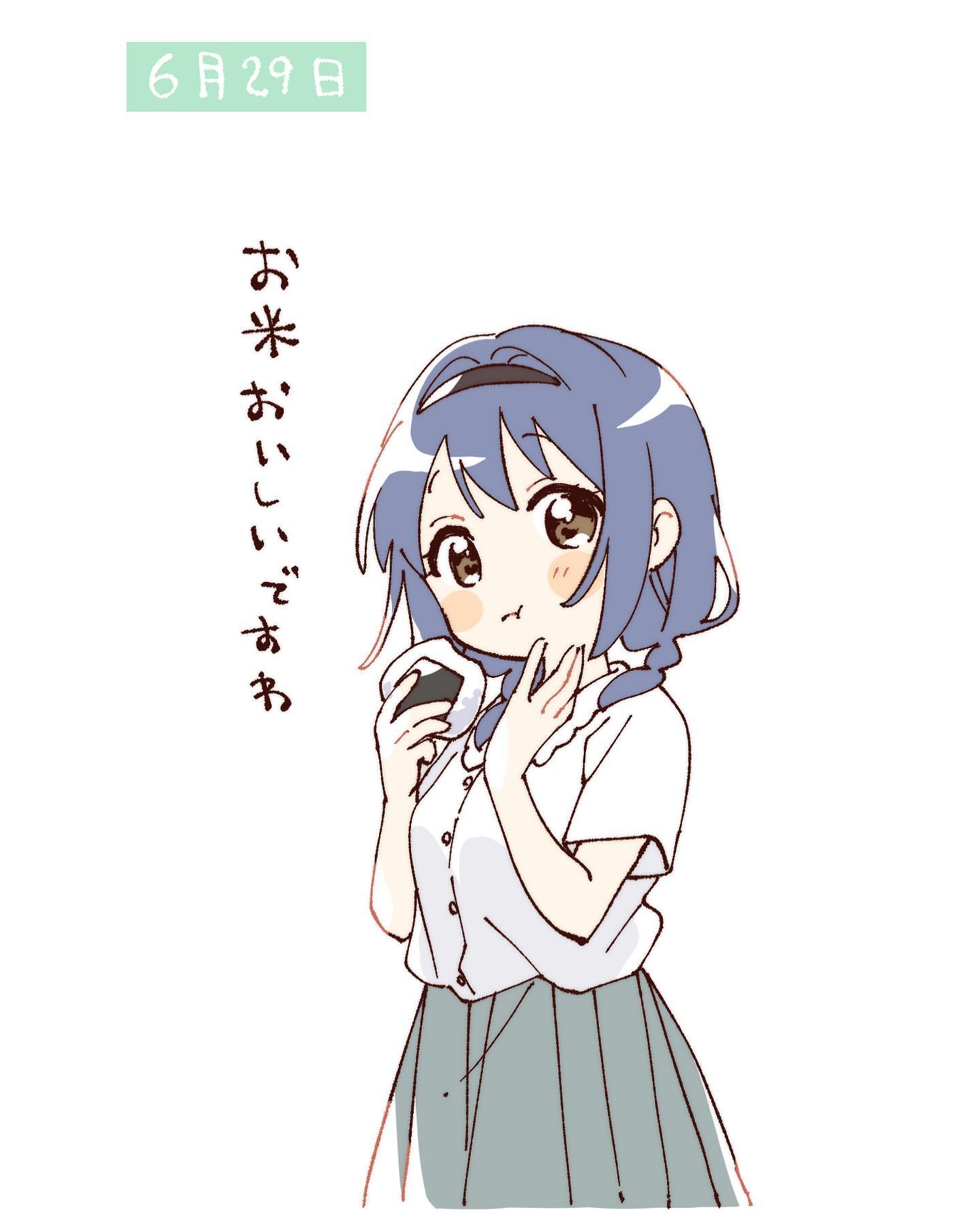 The Big ImageBoard (TBIB) - 1girl :t black hairband blue hair blush stickers braid brown eyes ...