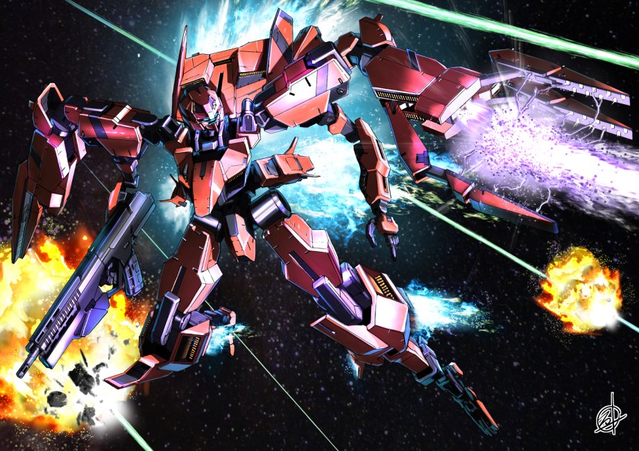 The Big ImageBoard (TBIB) - blue eyes electricity explosion firing gun ...