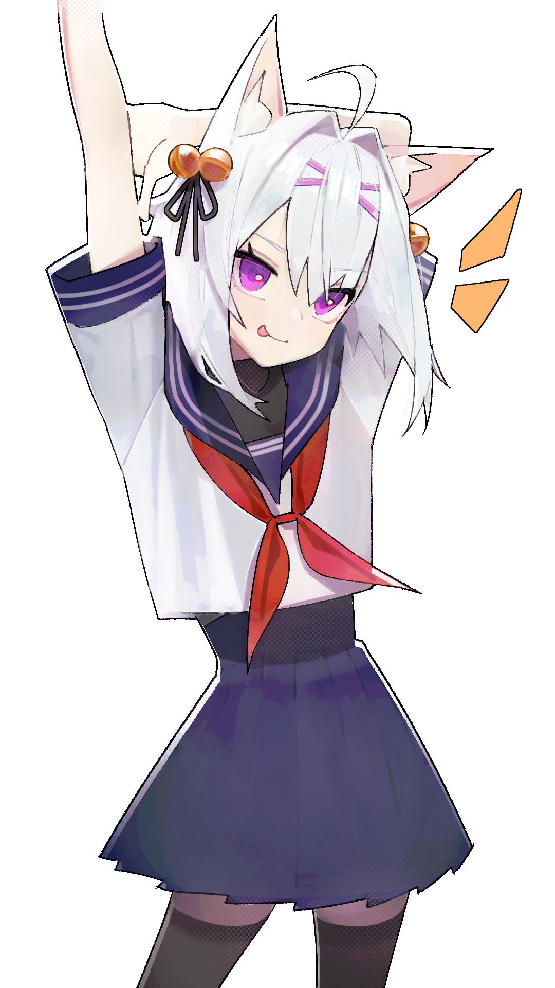 The Big ImageBoard (TBIB) - 1girl :p animal ear fluff animal ears bell ...