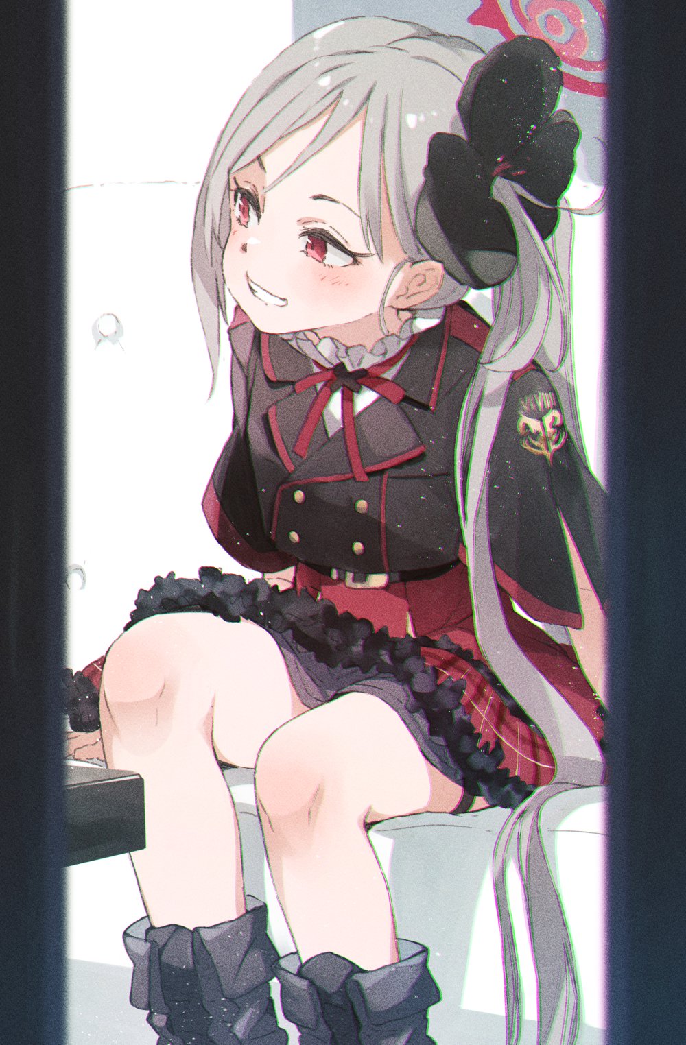 The Big Imageboard Tbib 1girl Blue Archive Blush Boots Flower