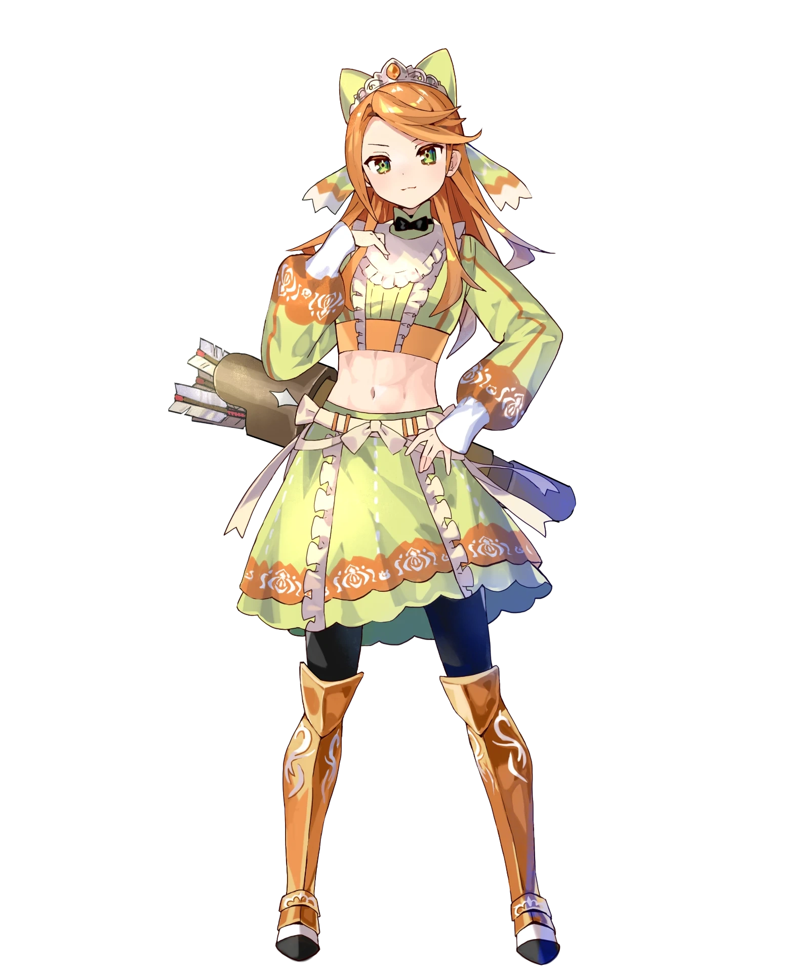 The Big ImageBoard (TBIB) - 1girl arrow (projectile) bangs boots etie ...