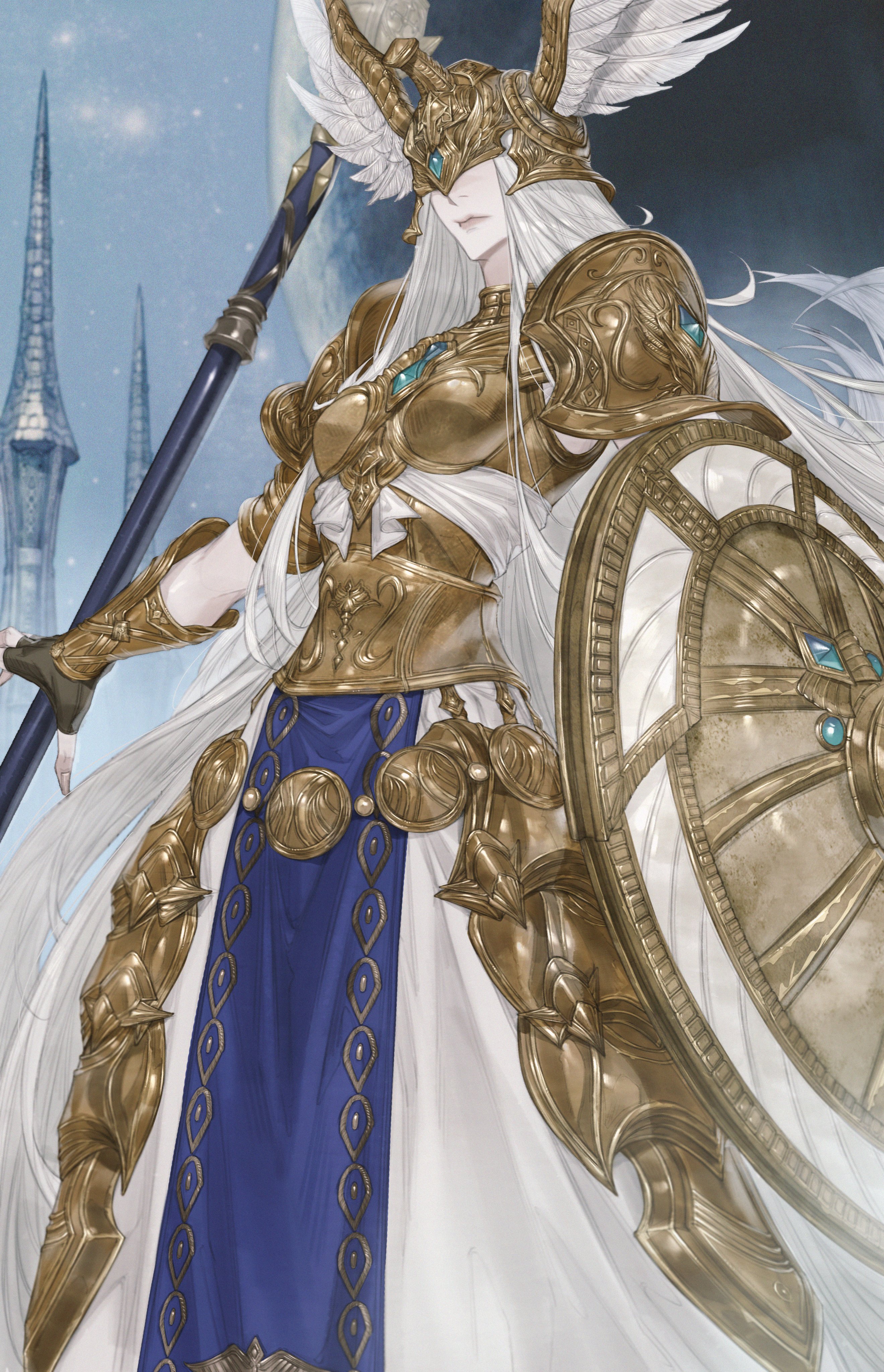 The Big ImageBoard (TBIB) - 1girl absurdres armor armored skirt black ...