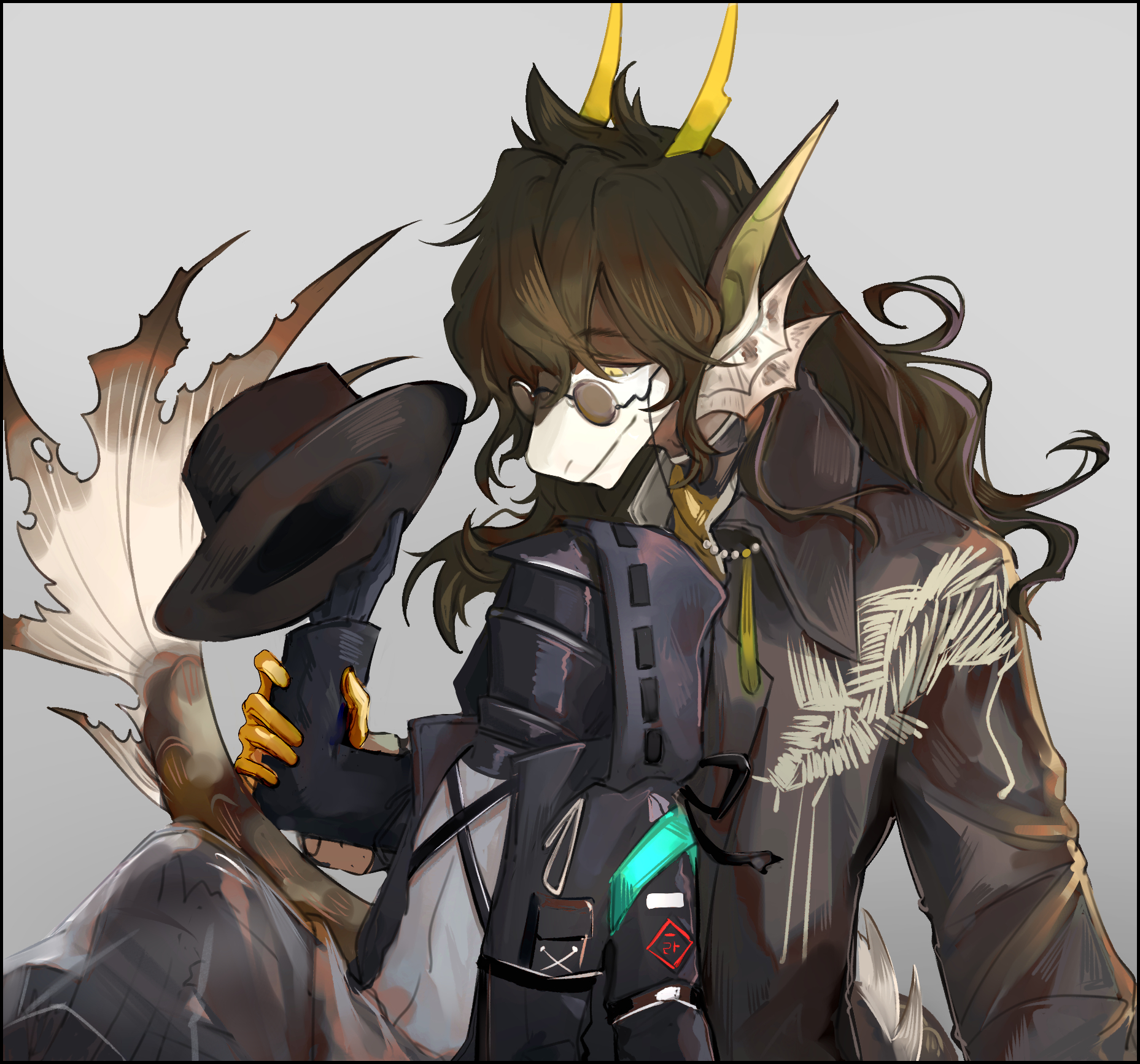 The Big ImageBoard (TBIB) - 1boy ambiguous gender arknights ...
