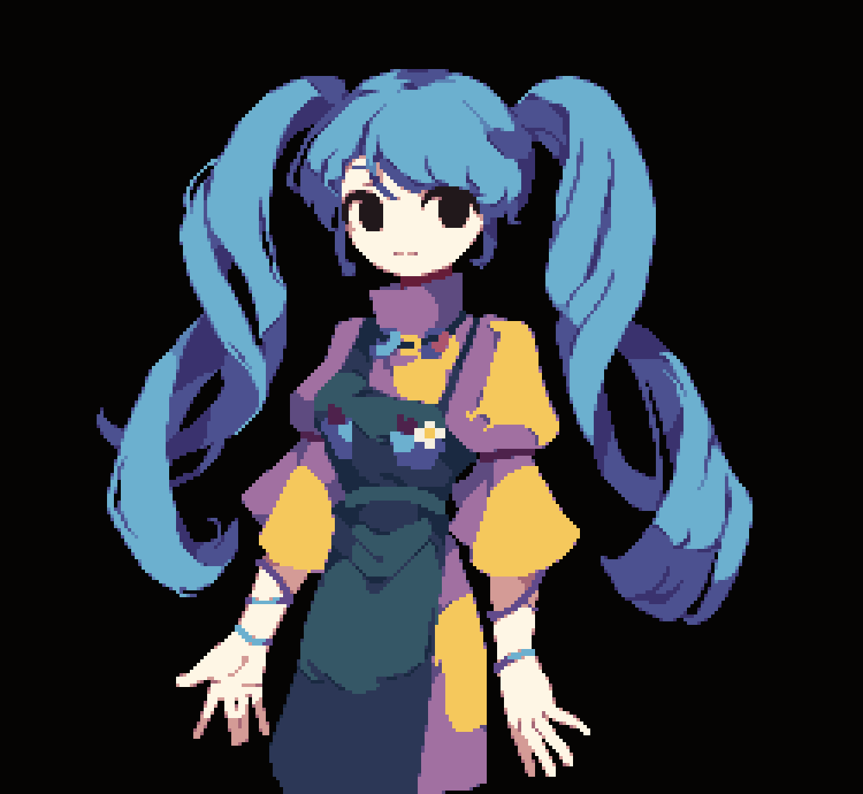 The Big Imageboard Tbib 1girl 4qw5 Alternate Hairstyle Apron Bangs