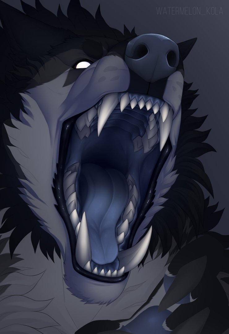 The Big ImageBoard (TBIB) - anthro artist name black body black fur black sclera blue nose blue ...