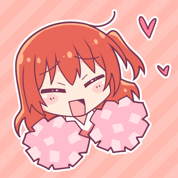 The Big ImageBoard (TBIB) - 1girl :d bangs blush stickers bocchi the ...