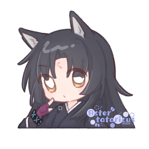 The Big ImageBoard (TBIB) - 1girl animal ear fluff animal ears arknights artist name bangs black ...