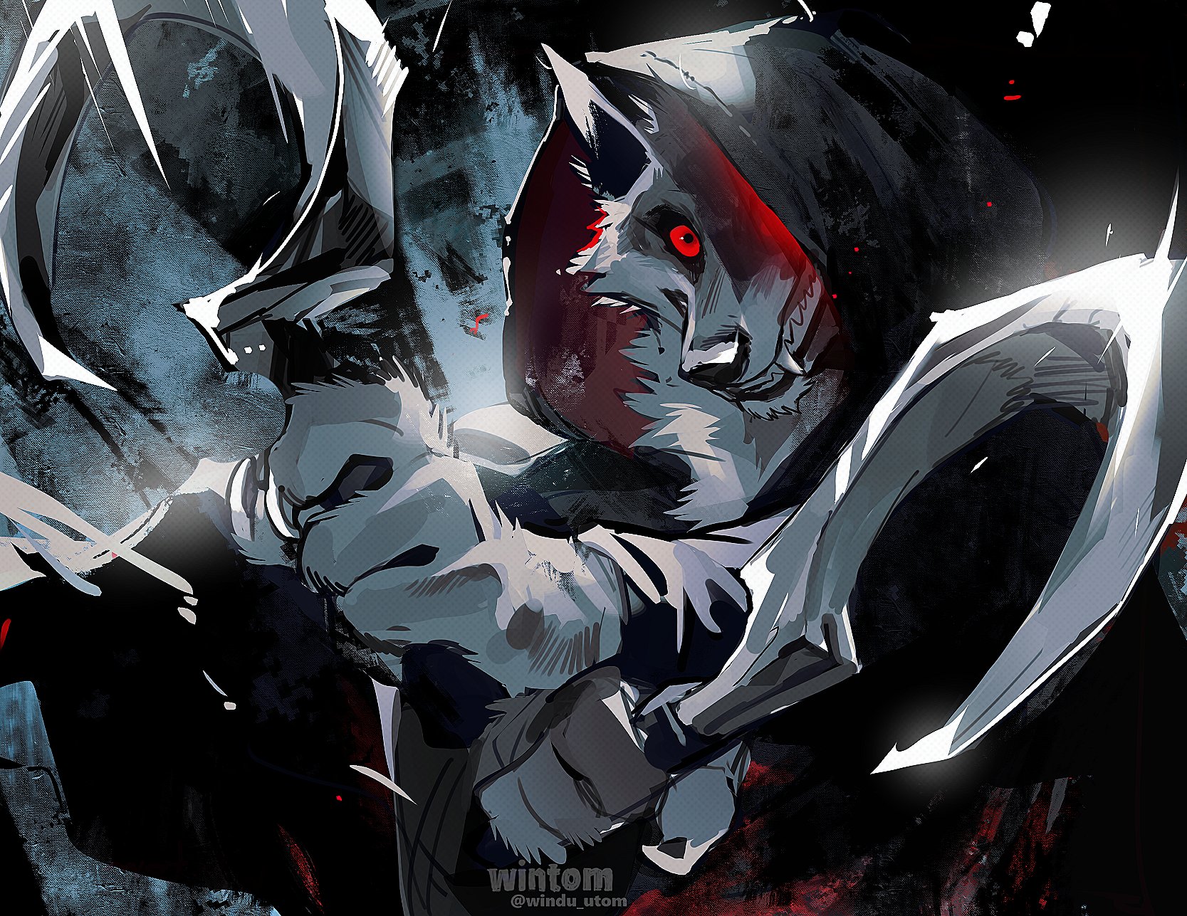 The Big ImageBoard (TBIB) - 2023 4 fingers anthro black claws black cloak black clothing black ...