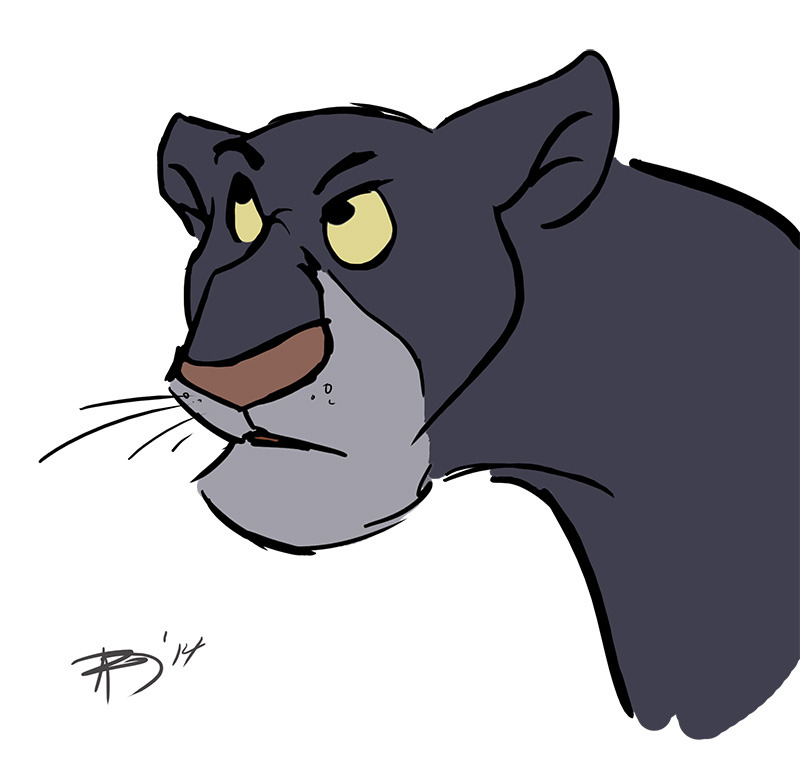 The Big ImageBoard (TBIB) - bagheera (jungle book) black body black ...