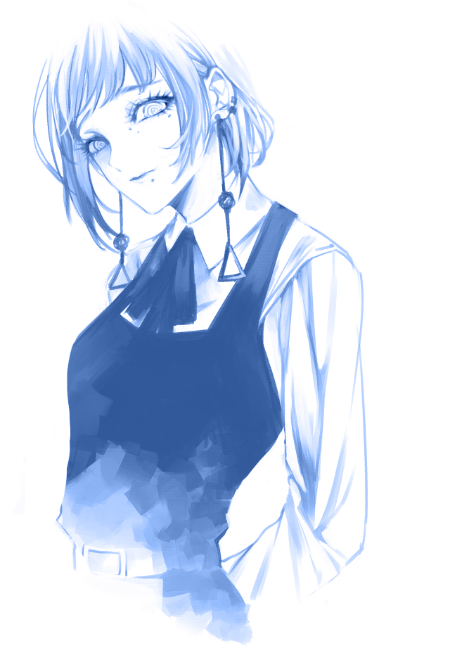 The Big ImageBoard (TBIB) - 1girl blue theme chainsaw man dress ...