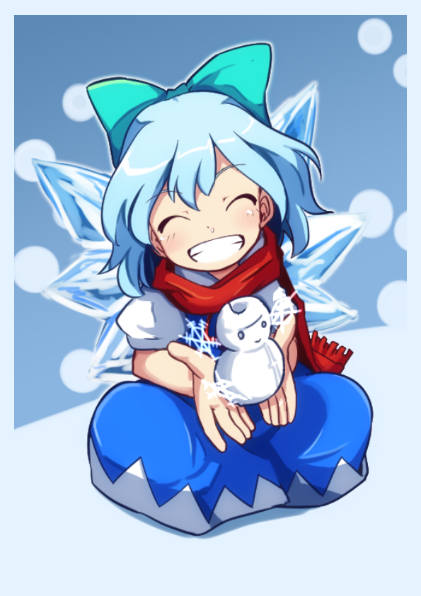 The Big Imageboard Tbib 1girl Bangs Blue Bow Blue Dress Blue