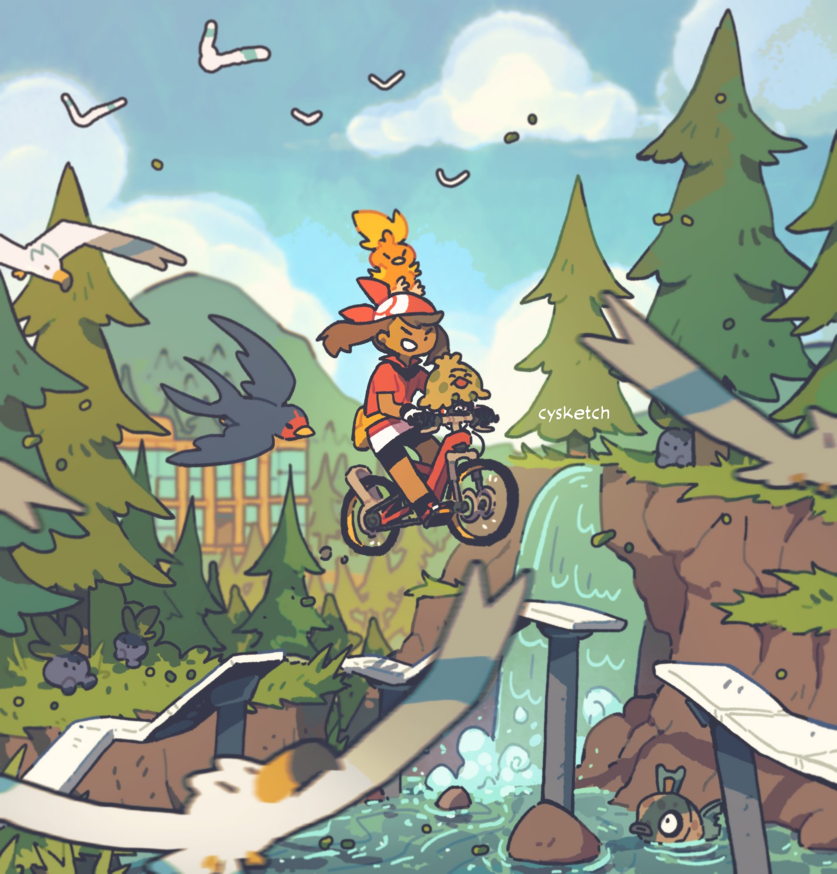 The Big ImageBoard (TBIB) - 1girl bandana bicycle bike shorts closed ...