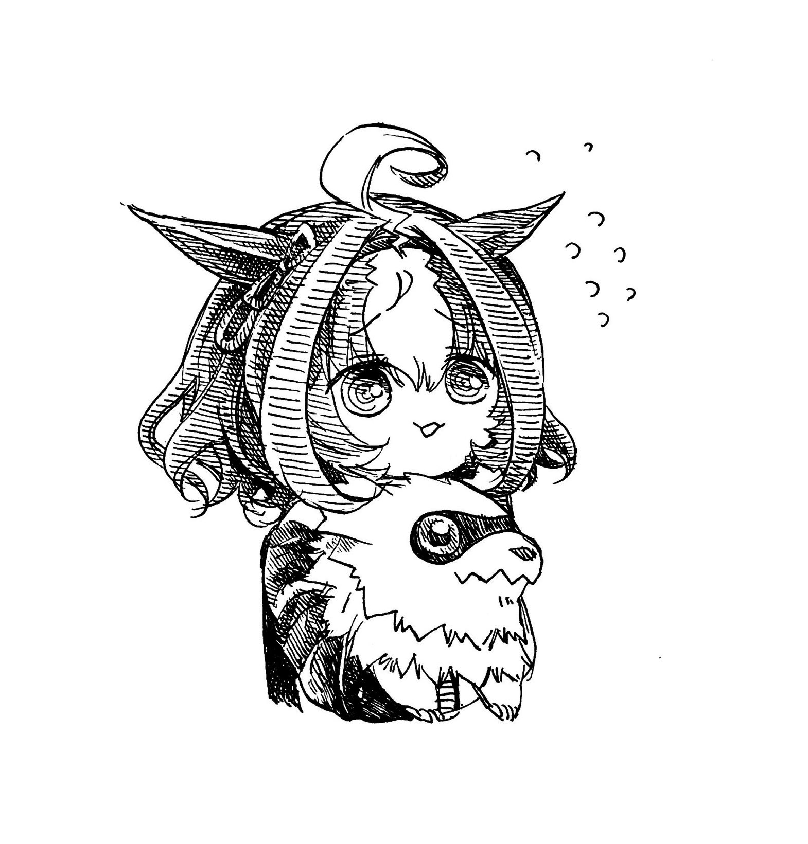 The Big ImageBoard (TBIB) - 1girl @ @ ahoge animal ears cropped torso ...