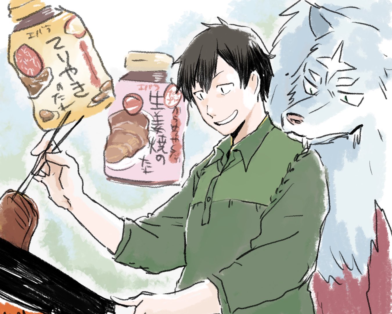 The Big ImageBoard (TBIB) - 5:4 anthro bodily fluids campfire cooking ...