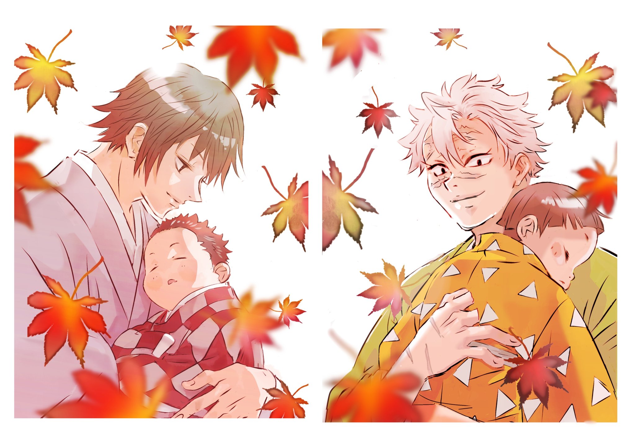 The Big ImageBoard (TBIB) - 4boys agatsuma zenitsu aged up autumn ...
