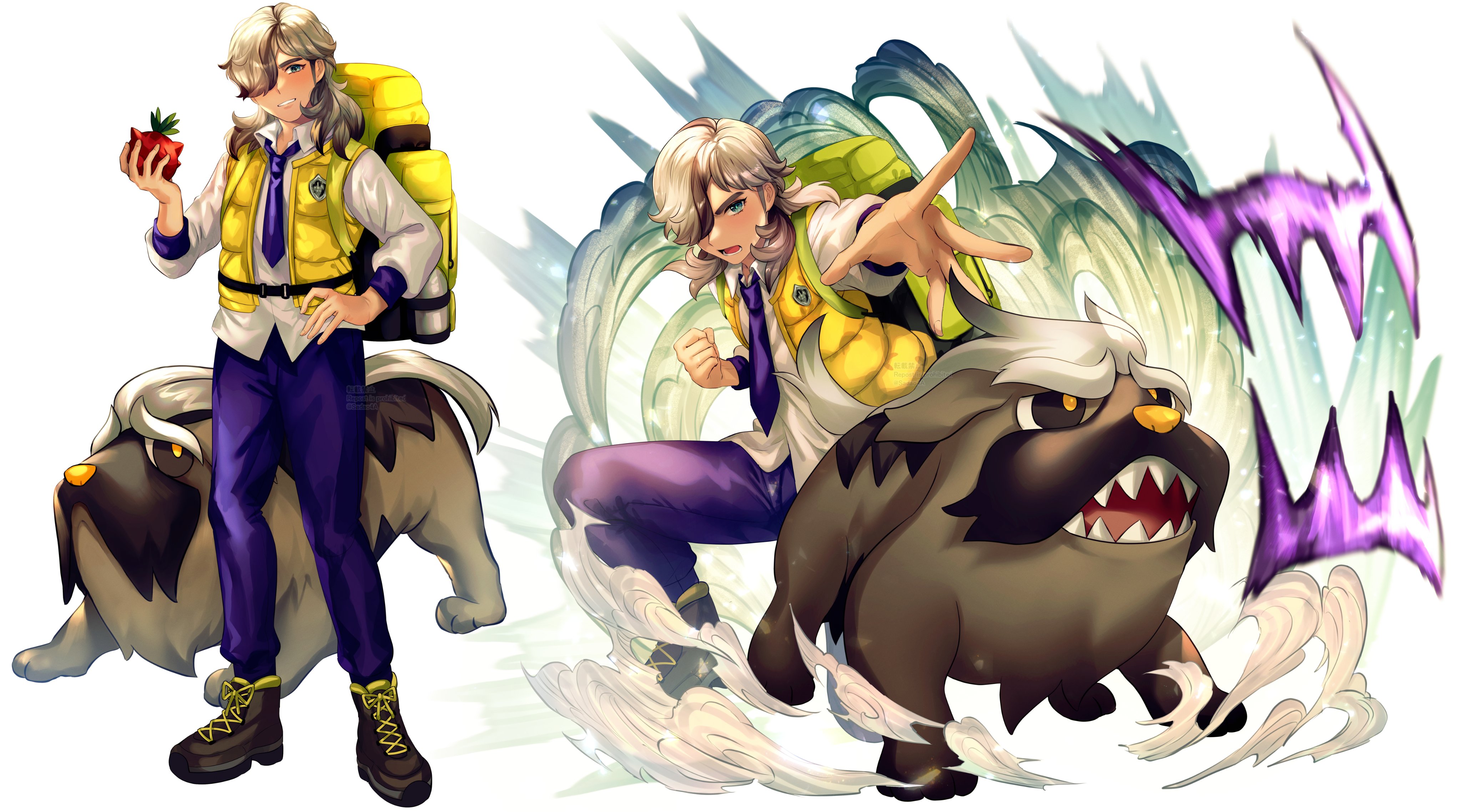 The Big ImageBoard (TBIB) - 1boy absurdres arven (pokemon) asada sadao ...