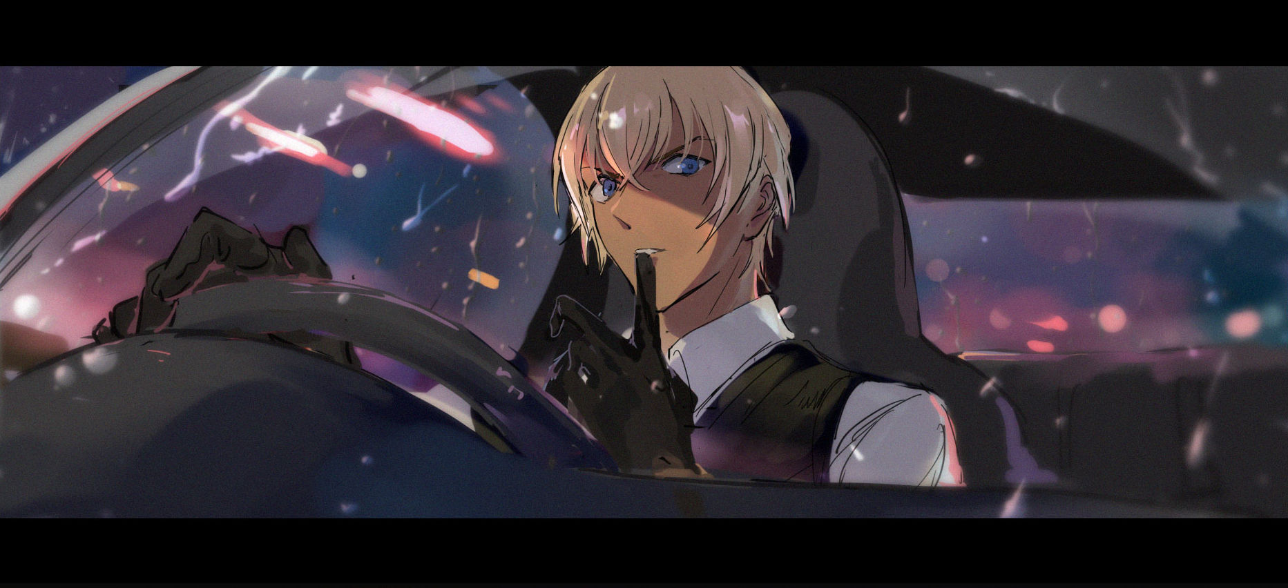 The Big ImageBoard (TBIB) - 1boy amuro tooru black gloves blonde hair ...