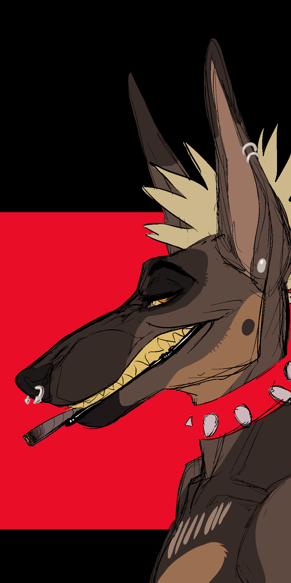 The Big Imageboard Tbib 1 2 Anthro Black Nose Brown Body Bust