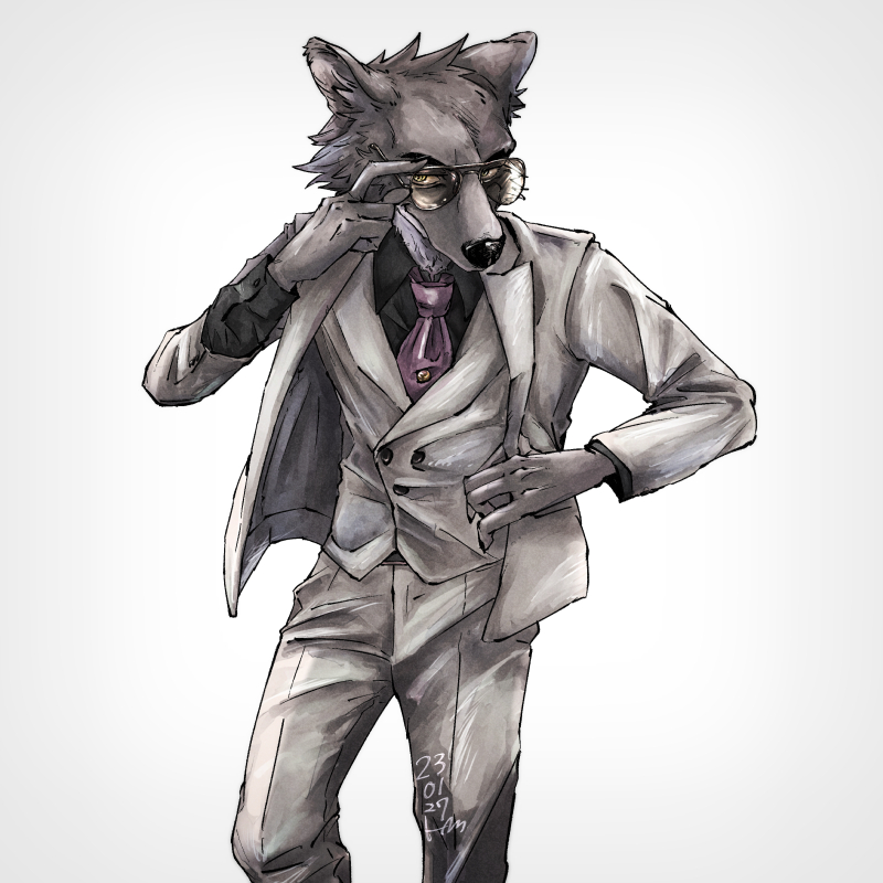 The Big ImageBoard (TBIB) - 88ham23 anthro black clothing black nose black shirt black topwear ...