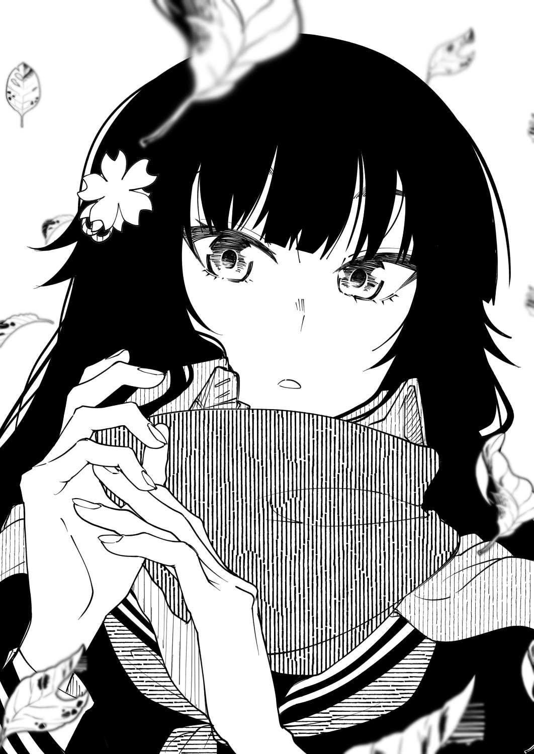 The Big Imageboard Tbib 1girl Bangs Black Hair Blunt Bangs