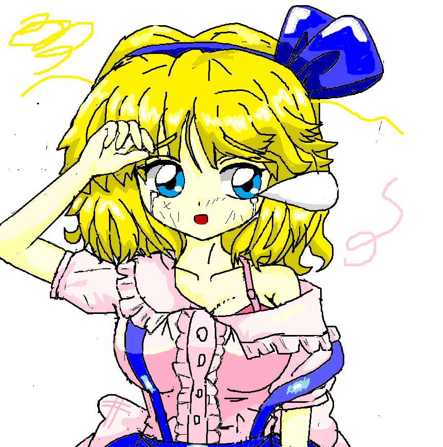 The Big ImageBoard (TBIB) - 1girl alice margatroid alice margatroid (pc-98) blue dress blue eyes ...