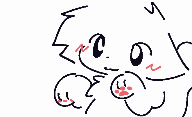 The Big ImageBoard (TBIB) - :3 ambiguous gender animated anthro blush ...