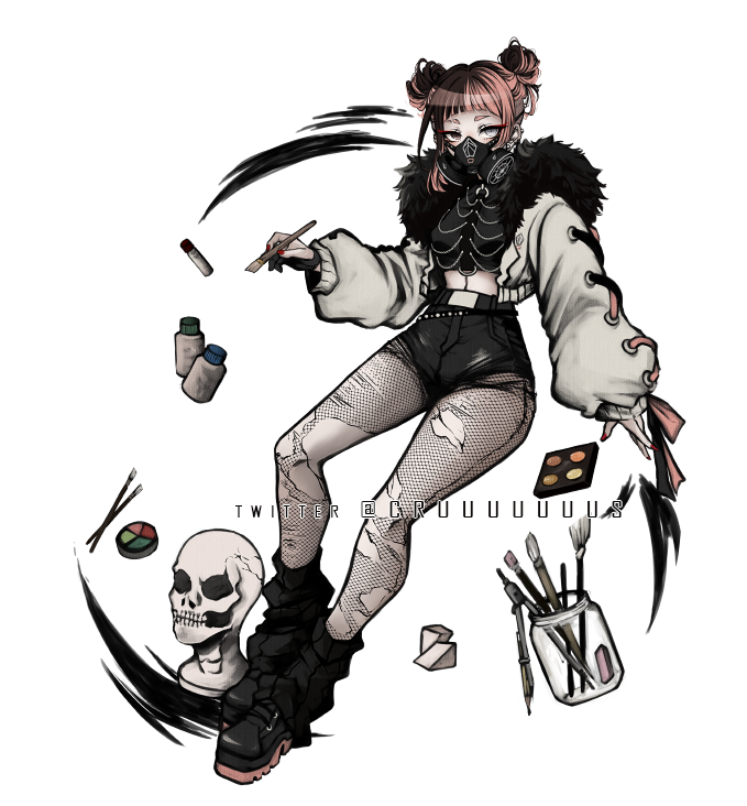 The Big ImageBoard (TBIB) - 1girl artist name belt black belt black footwear black hair black ...