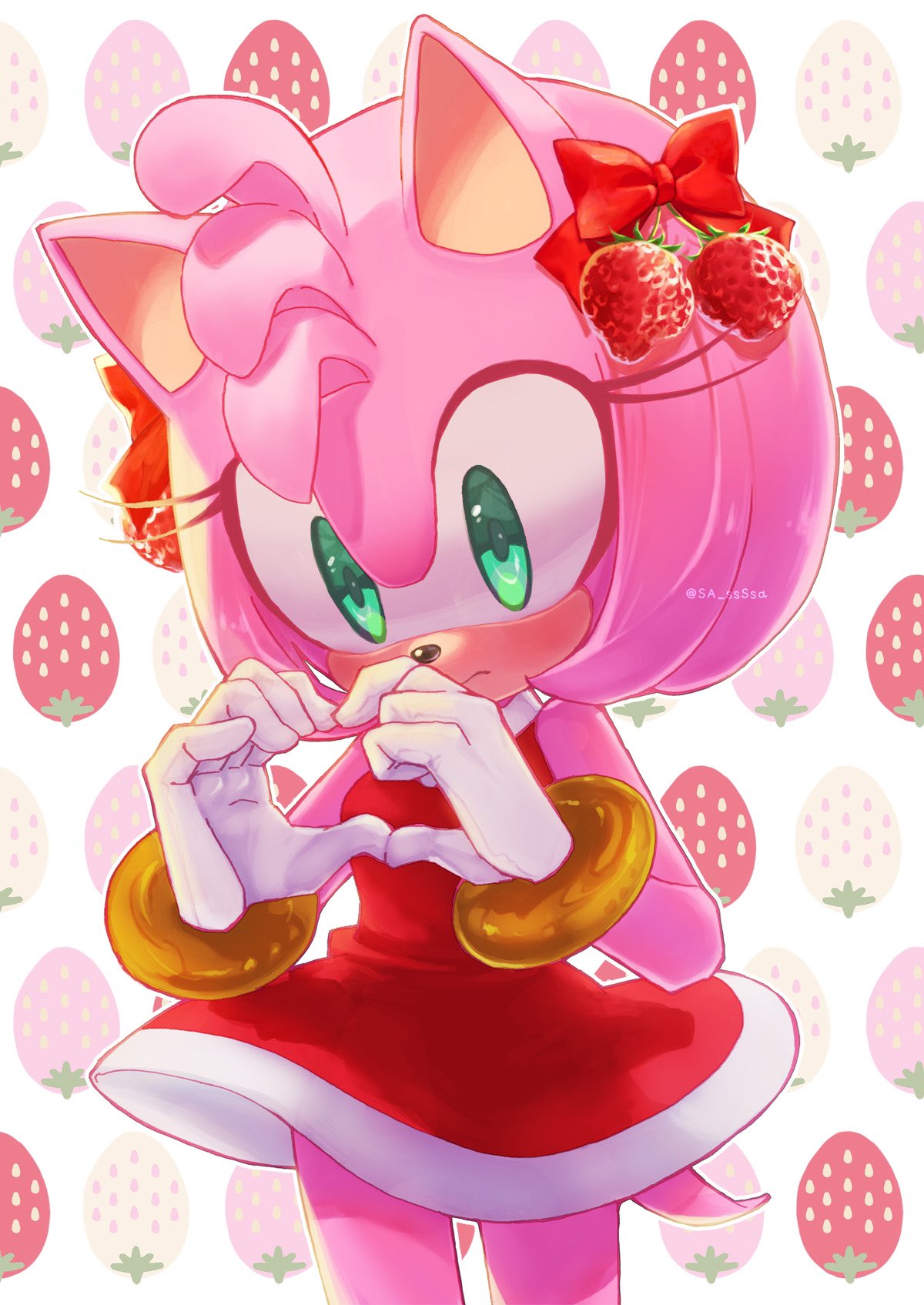 The Big ImageBoard (TBIB) - 1girl amy rose animal ears artist name bare ...