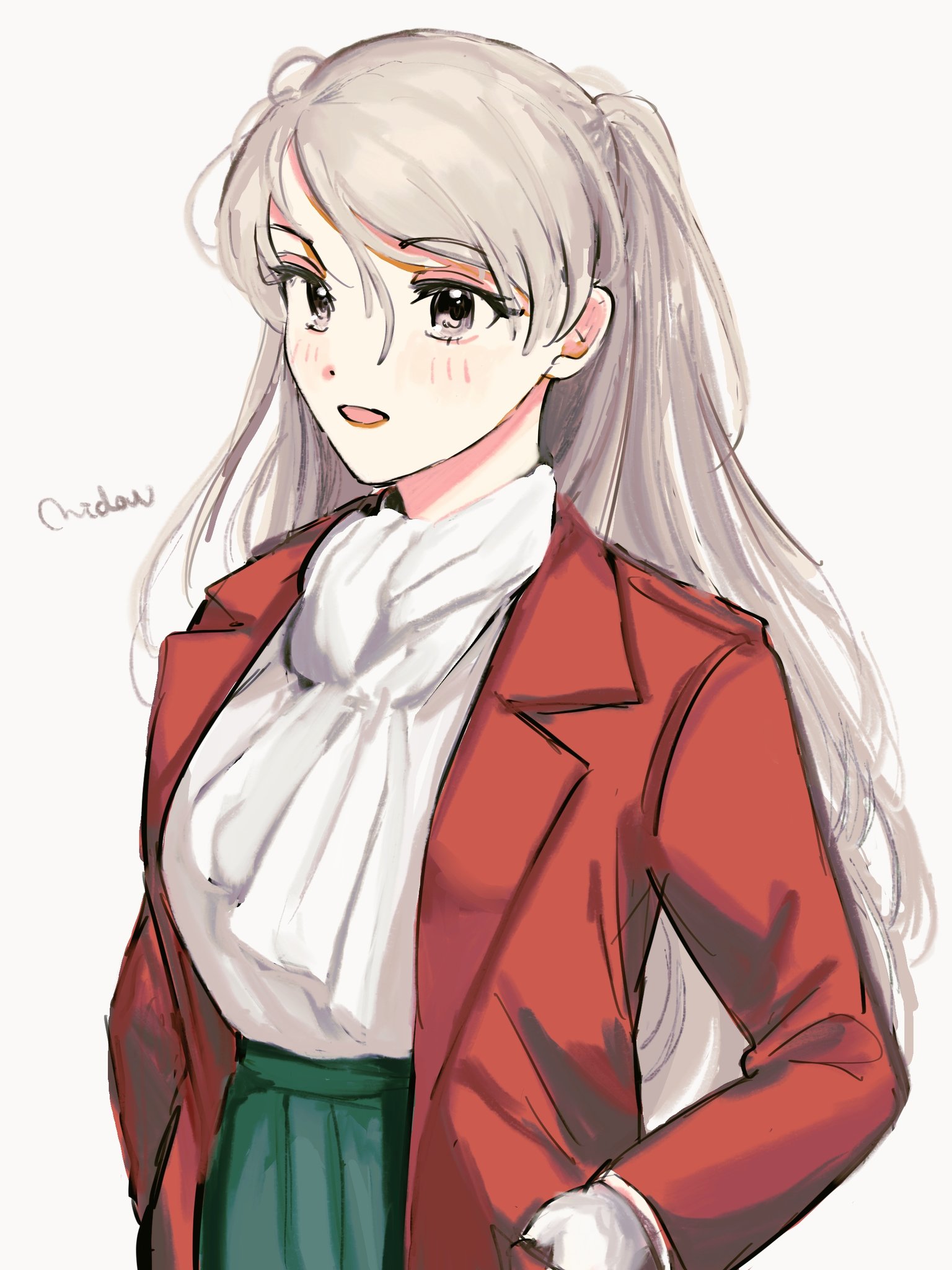 The Big ImageBoard (TBIB) - 1girl alternate costume artist name ascot ...