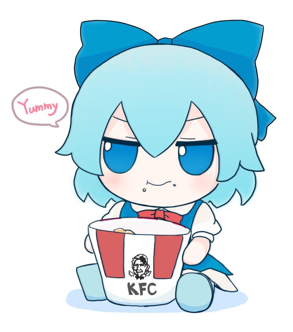 The Big ImageBoard (TBIB) - 1girl bangs blue bow blue dress blue eyes ...