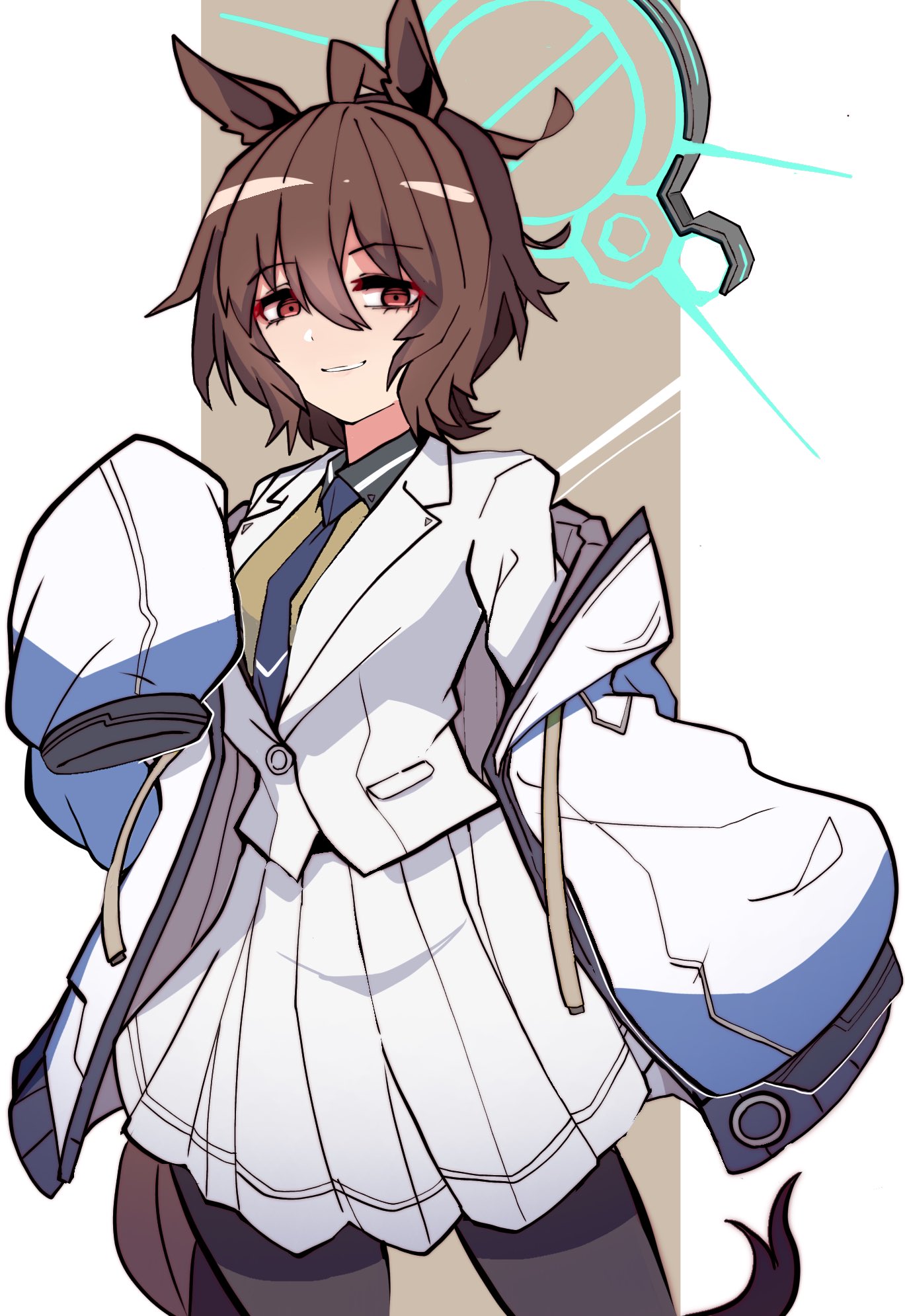 The Big ImageBoard (TBIB) - 1girl agnes tachyon (umamusume) ahoge animal ears black pantyhose ...