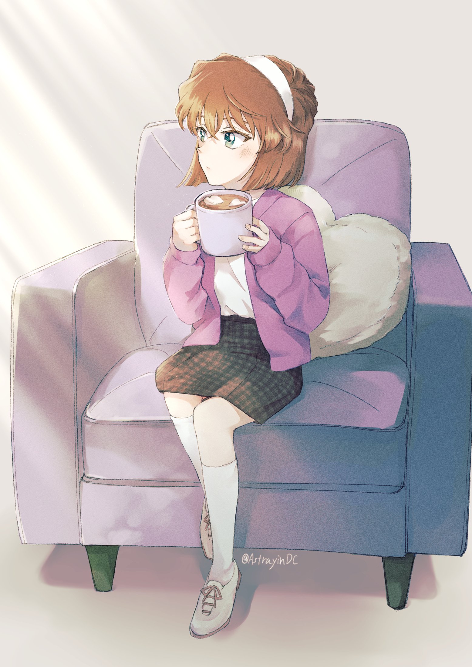 The Big Imageboard Tbib 1girl Alternate Costume Armchair Astrayin