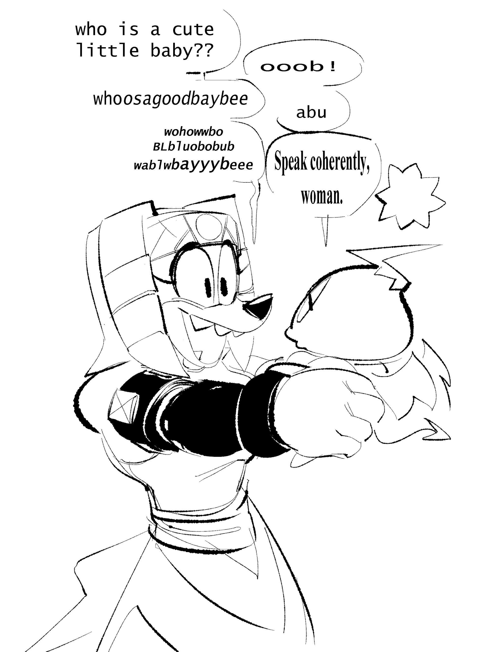 The Big Imageboard Tbib 2023 Absurd Res Ambiguous Gender Anthro Black And White Chao Sonic