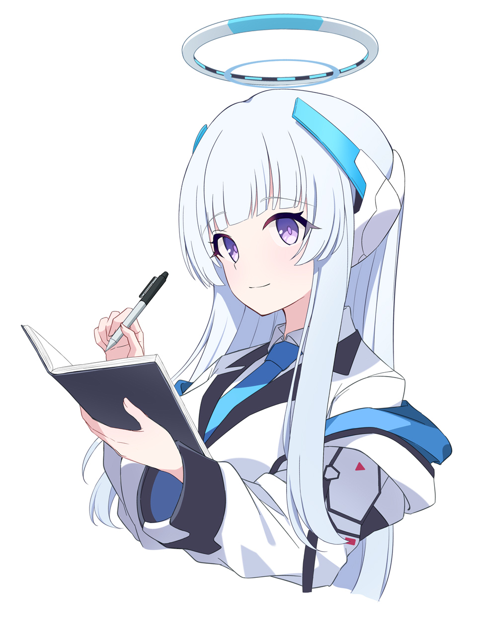 The Big ImageBoard (TBIB) - 1girl blue archive blue necktie blunt bangs ...