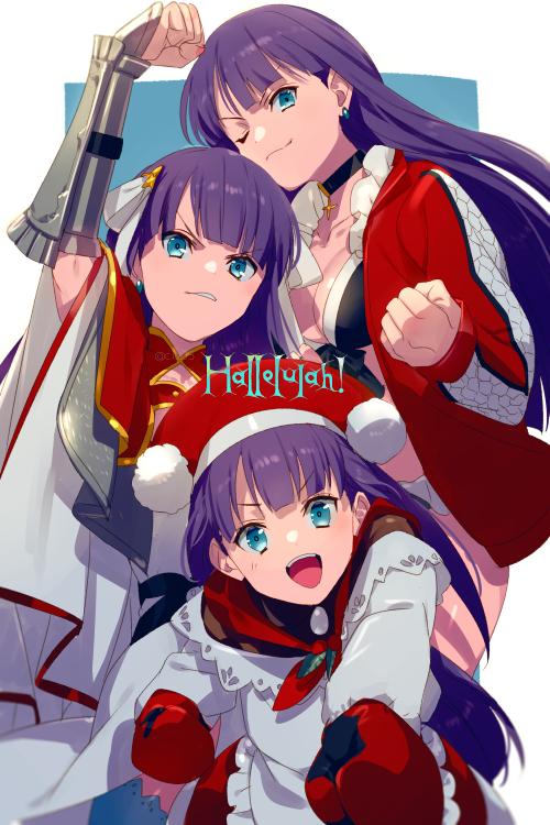 The Big ImageBoard (TBIB) - 3girls apron bikini black bikini blue eyes breasts brooch brown ...