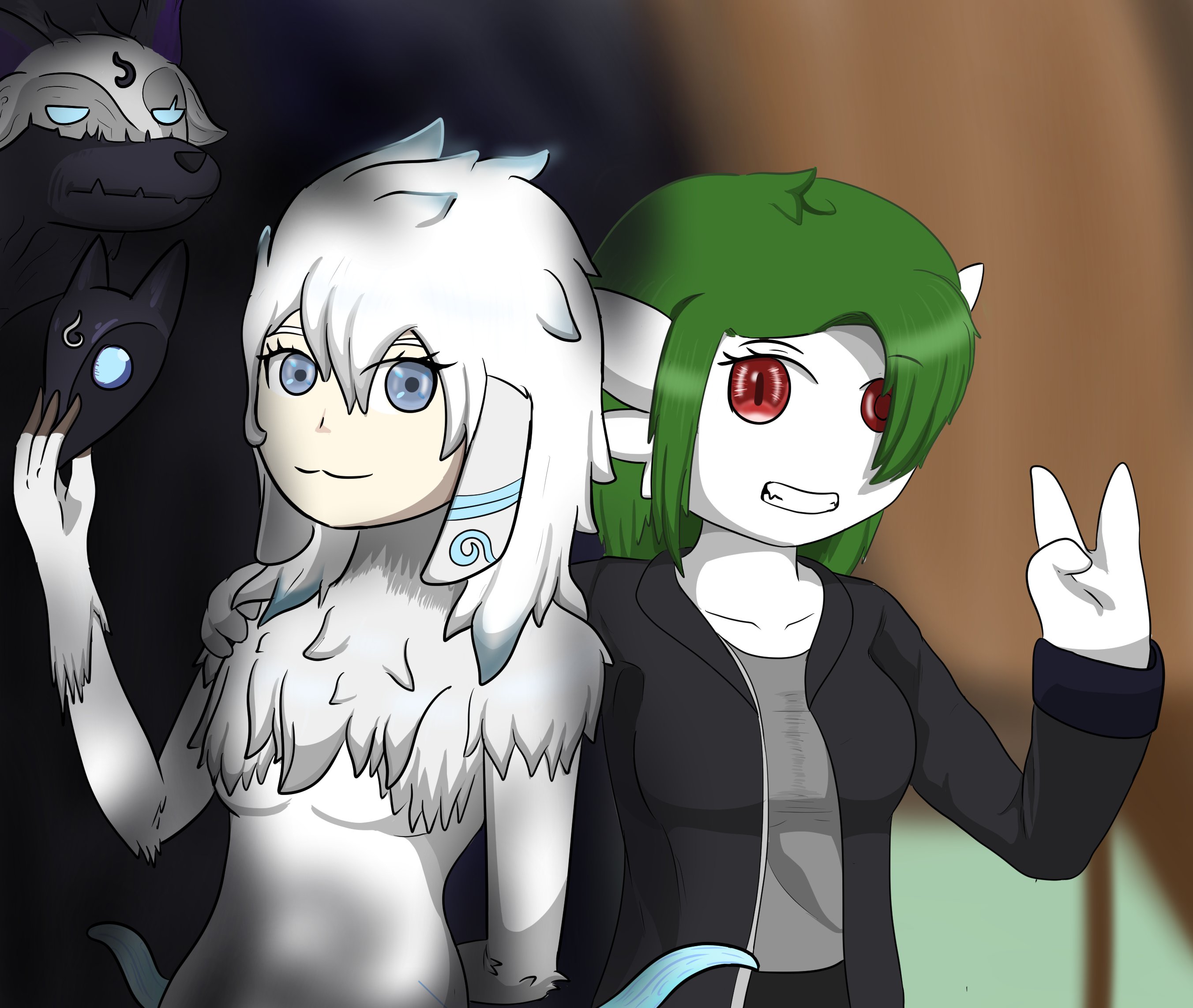 The Big ImageBoard (TBIB) - 2020 3 fingers anthro blue eyes bovid caprine duo female fingers ...