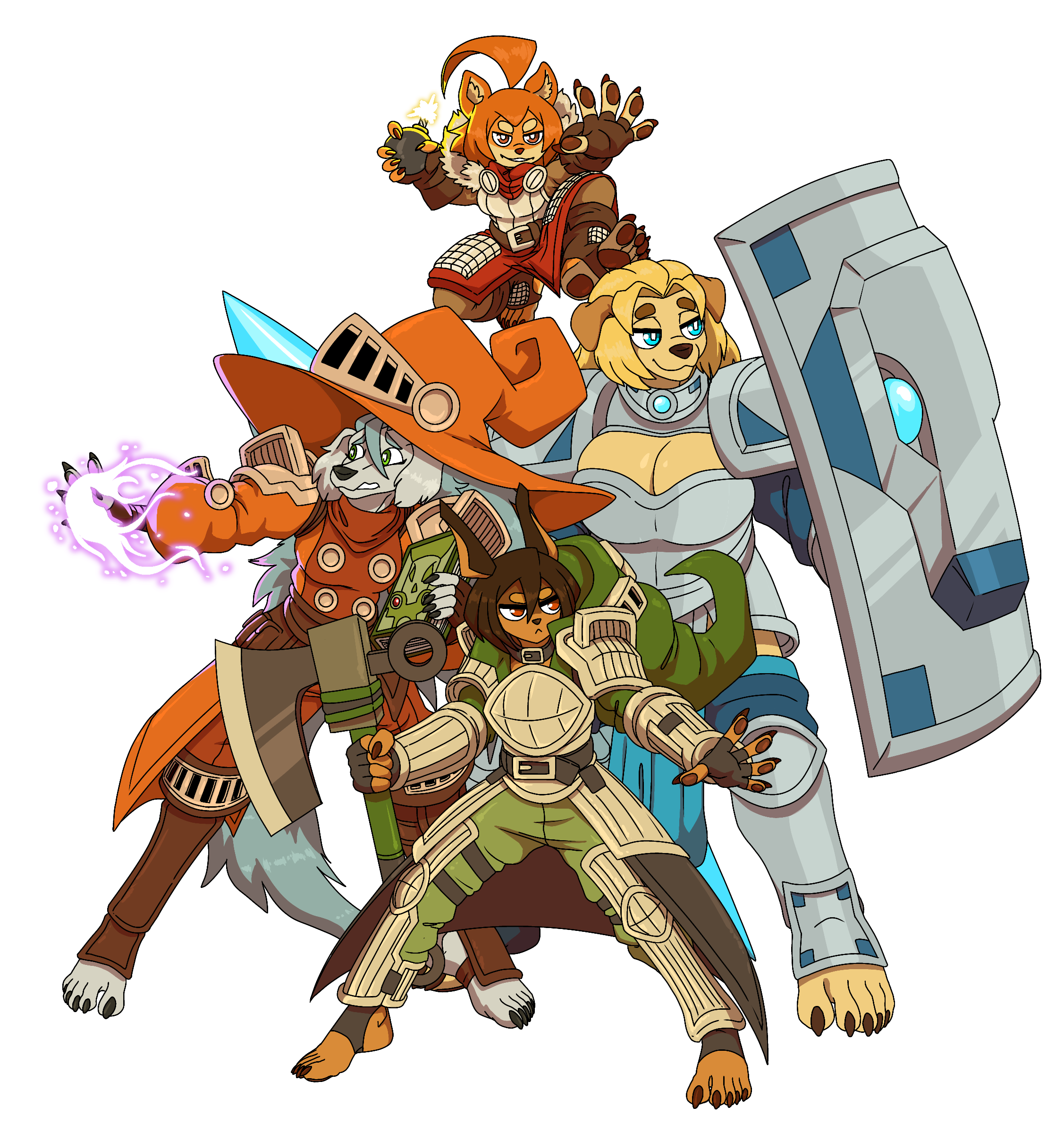 The Big ImageBoard (TBIB) - 2023 anthro armor barefoot clothed clothing ...