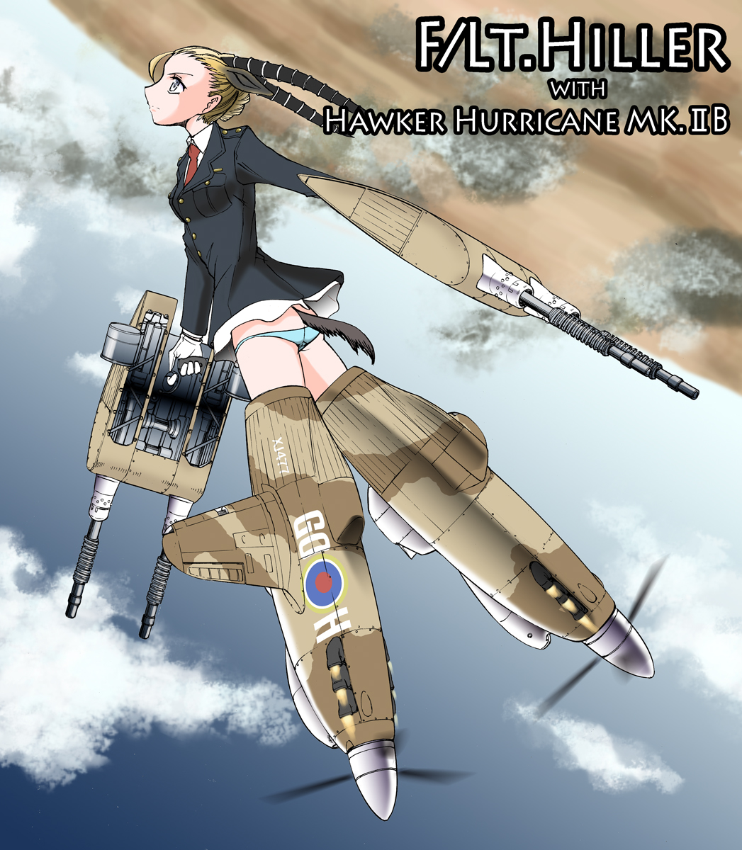 The Big ImageBoard (TBIB) - 1girl aircraft airplane animal ears commentary request hawker ...