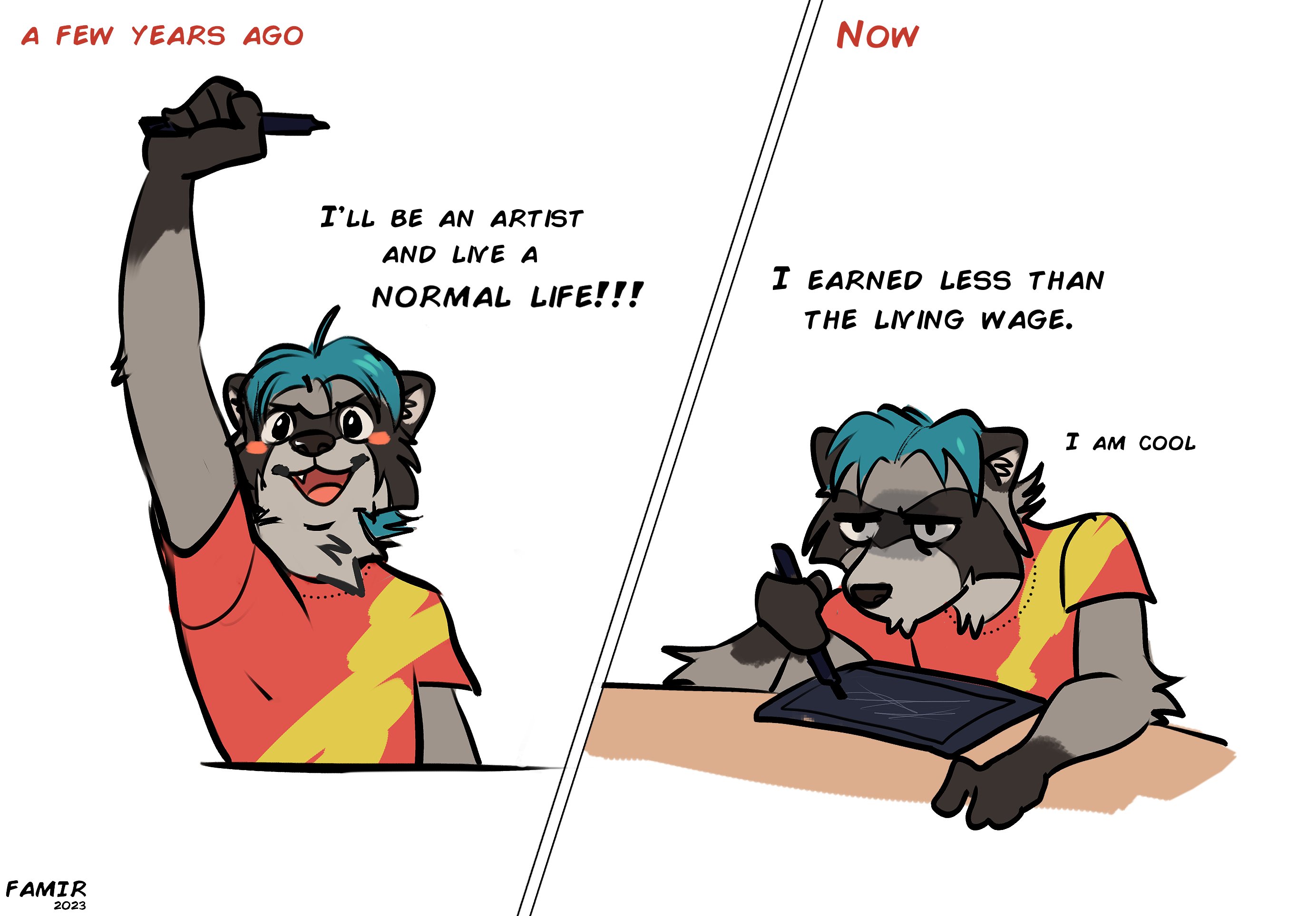 The Big ImageBoard (TBIB) - 2023 anthro artist name black body black fur black nose blue hair ...