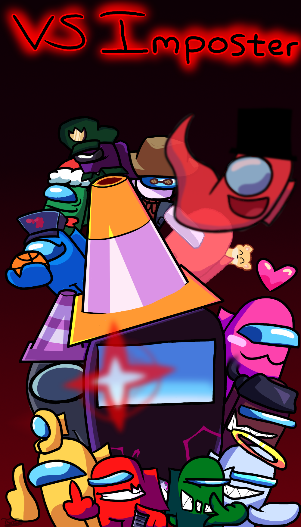 The Big ImageBoard (TBIB) - among us black (among us) friday night ...