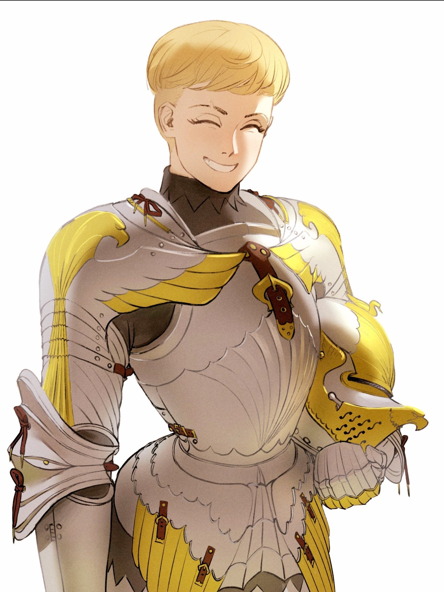 The Big ImageBoard (TBIB) - 1girl androgynous armet armor blonde hair ...