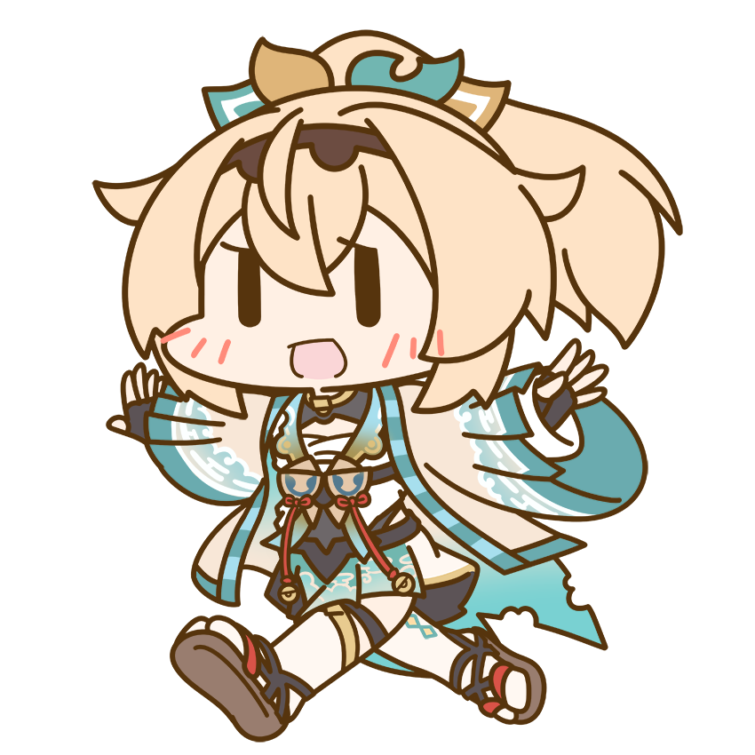 The Big ImageBoard (TBIB) - 1girl :d black gloves blonde hair chest ...