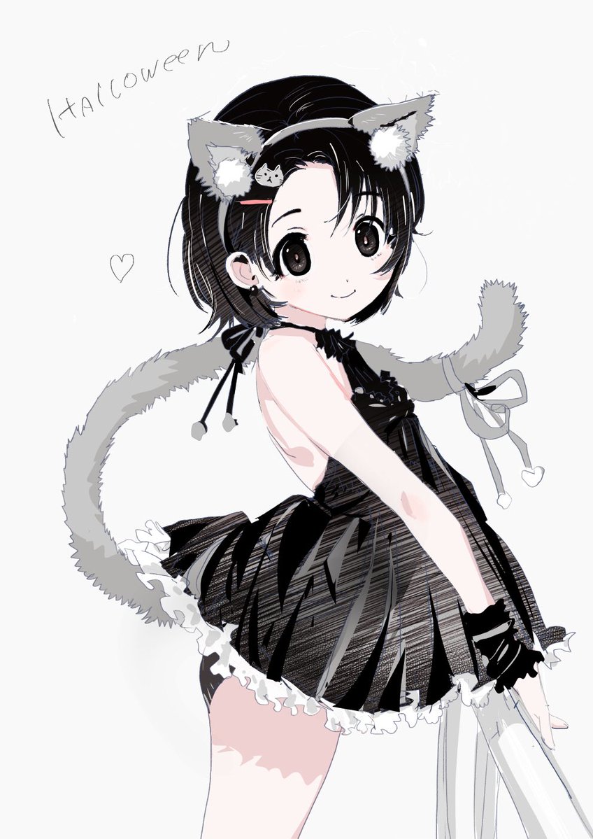 The Big ImageBoard (TBIB) - 1girl animal ear hairband animal ears bad id bad twitter id black ...