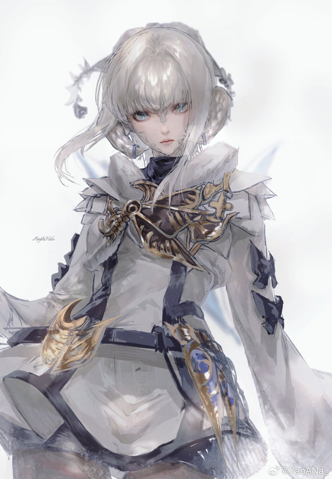 The Big ImageBoard (TBIB) - 1girl amplehiko artist name au ra blue eyes ...