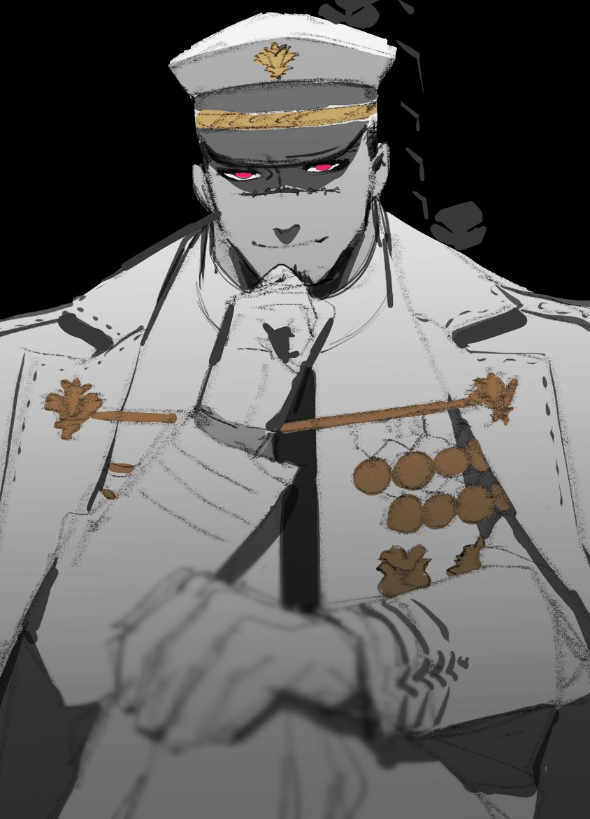 The Big ImageBoard (TBIB) - 1boy black background coat coat on ...